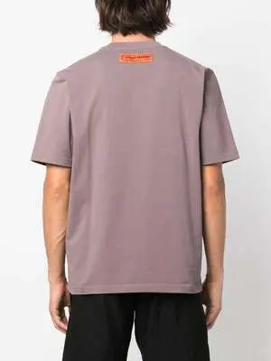 Heron Preston Embroidered-logo Crew Neck T-shirt - Grey