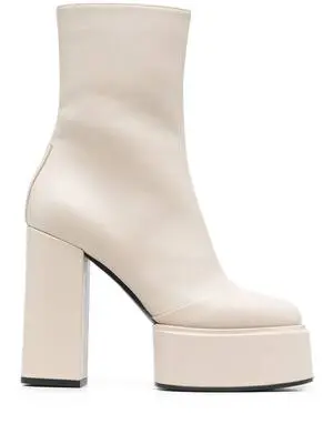 3JUIN Platform Ankle Boots