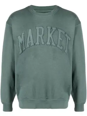 MARKET Embroidered Logo Sweatshirt - Green