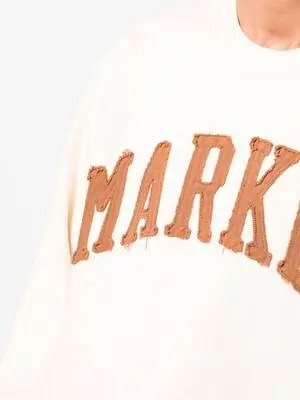 MARKET Embroidered Logo Sweatshirt - Neutrals