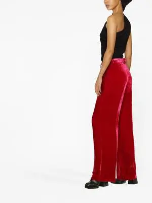 P.a.r.o.s.h Velvet Wide-leg Trousers