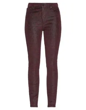 Guess Skinny Velvet Pants Red