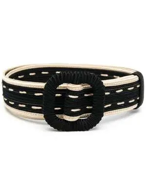 DESTREE Woven-raffia Belt