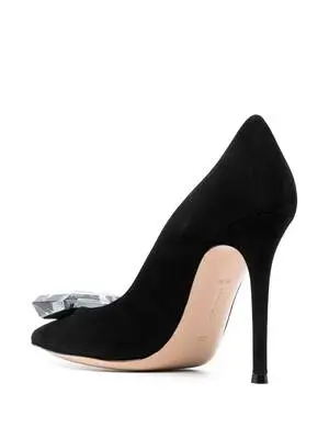 GIANVITO ROSSI Jaipur 105mm Suede Pumps