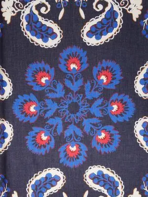 La DoubleJ Forest Bandana-print Scarf
