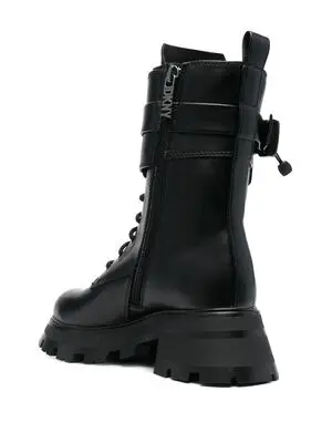 Dkny 55mm Buckle-detail Combat Boots