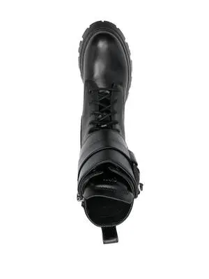 Dkny 55mm Buckle-detail Combat Boots
