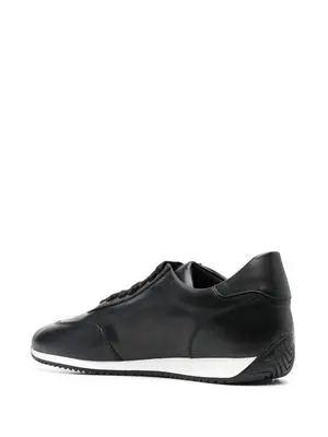 BILLIONAIRE Calf Leather Low-top Sneakers - Black
