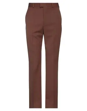 Valentino Garavani Straight Leg Virgin Wool Pants - Brown