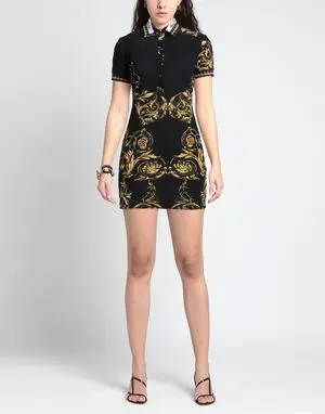 Versace Mini T-shirt Dress - Black