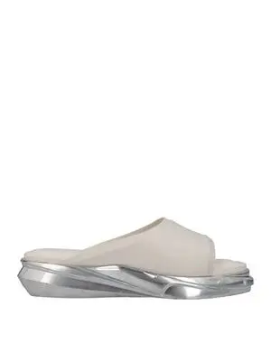 1017 Alyx 9sm Leather Slide Sandals - White
