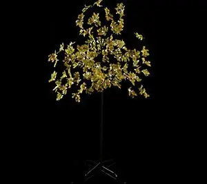 NORTHLIGHT 5' Pre-lit Led Harvest Maple Leaf Tr Ee White Lights