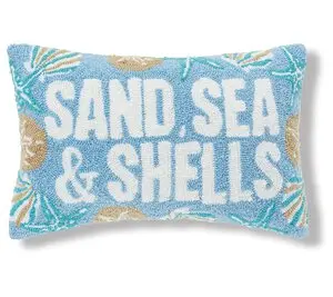 VALERIE PARR HILL 14' X 22' Sea Sand & Shells Pillow Valerie - One-color