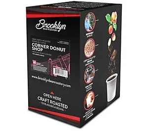 BROOKLYN BEAN ROASTERY Brooklyn Beans 40-count Corner Donut Shop Coffe E Pods
