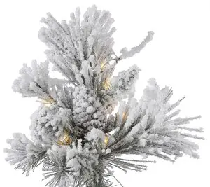 VICKERMAN 4.5' X 46' Flocked Alberta Tree By