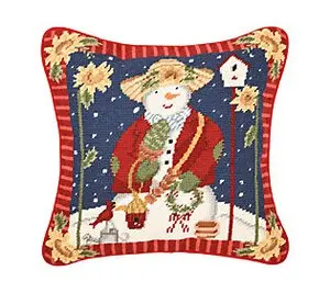 C&F HOME 14' X 14' Sunflower Snowman Pillow