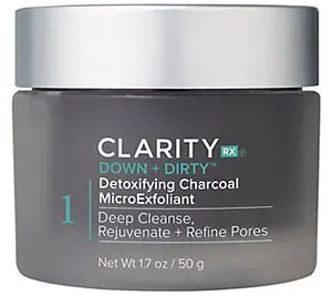 CLARITYRX Down + Dirty Detoxifying Charcoal Mic Roexfoliant