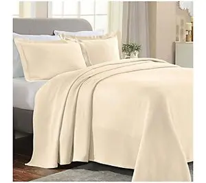 SUPERIOR Jacquard Cotton Diamond Bedspread, Que N