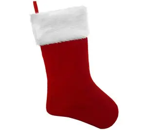 HAUTE DECOR Hangright 20' Stocking W/plush Tr Im - One-color