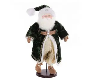 VICKERMAN 19' Silent Night Santa Doll With Stan - One-color