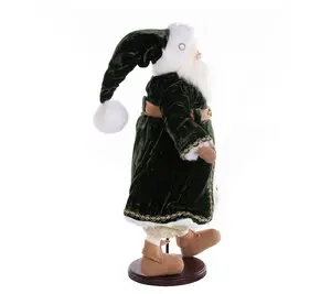 VICKERMAN 19' Silent Night Santa Doll With Stan