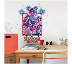 ROOMMATES Stranger Things Peel And Stick Giant Wall Decal S - One-color
