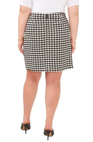 Vince Camuto Houndstooth Miniskirt