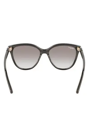 FERRAGAMO 57mm Gradient Cat Eye Sunglasses