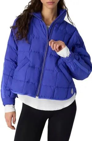 Free People Pippa Packable Puffer Jacket - Jam