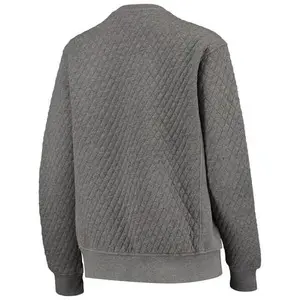 PRESSBOX Iowa Hawkeyes Quilted Pullover Sweatshirt