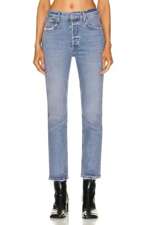 AGOLDE Riley Long Straight Jeans