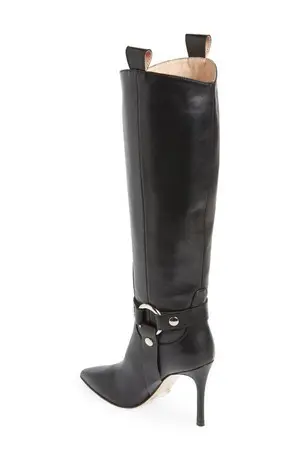 BEAUTIISOLES Phoebe Knee High Boot - Black Soft Leather