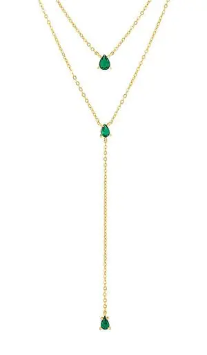 BRACHA Esmeralda Lariat Necklace