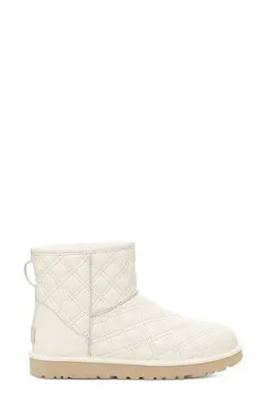 UGG(R) Classic Mini Ii Quilted Genuine Shearling Lined Bootie