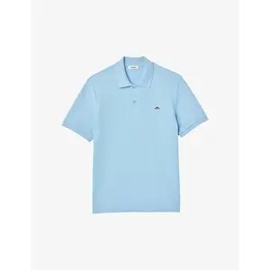 Sandro Logo-embroidered Cotton Polo Shirt Bleus