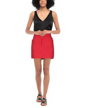 Dsquared2 Flared Denim Skirt - Red