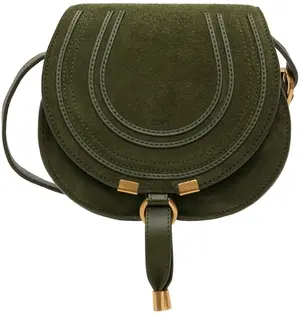 Chloé Chloé Green Small Marcie Saddle Bag 3c8 Deep Olive