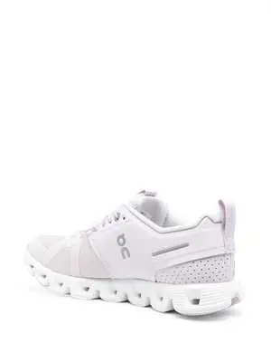 On Side Logo-print Detail Sneakers - Purple
