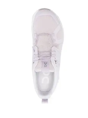 On Side Logo-print Detail Sneakers - Purple