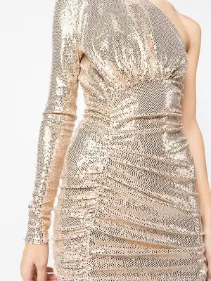 Alexandre Vauthier One-shoulder Sequin Mini Dress