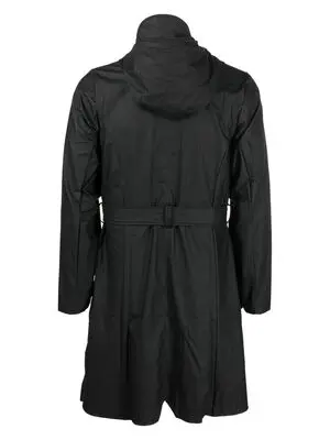 Rains Curve Waterproof Coat - Black