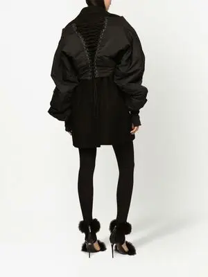Dolce & Gabbana Lace-up Bomber Jacket