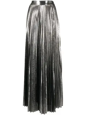 Retrofete Cressida Pleated Maxi Skirt