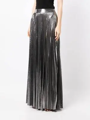 Retrofete Cressida Pleated Maxi Skirt