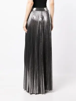 Retrofete Cressida Pleated Maxi Skirt