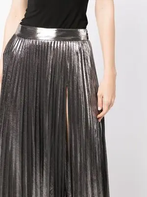 Retrofete Cressida Pleated Maxi Skirt