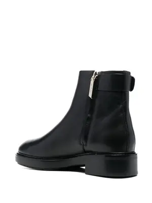 Calvin Klein 35mm Logo-plaque Ankle Boots