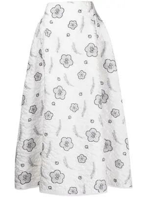 Shiatzy Chen Floral Bottoms For Women