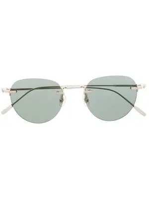Mont Blanc Round Frame Sunglasses