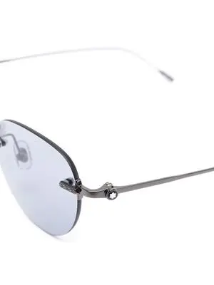 MONT BLANC EYEWEAR Rimless Round-lenses Sunglasses